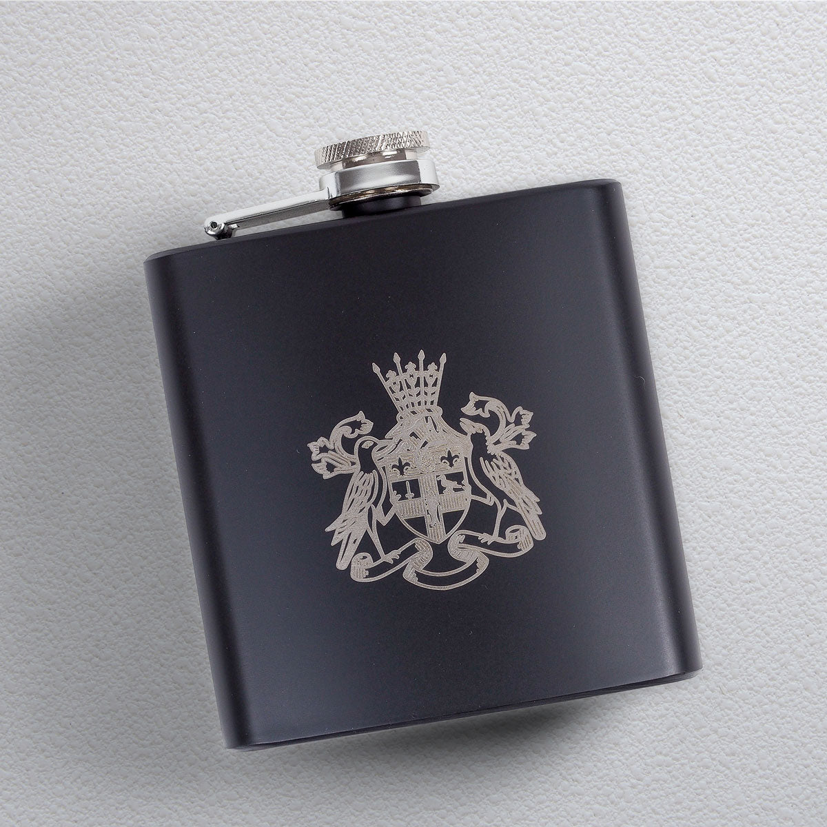 Hip Flask St Thomas's Hospital Crest – The Friends of Guy’s and St Thomas'