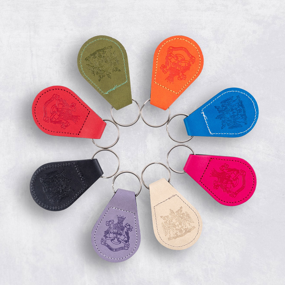 Guy's & St Thomas' Hospitals Crests Leather Key Fob – Everyday ...